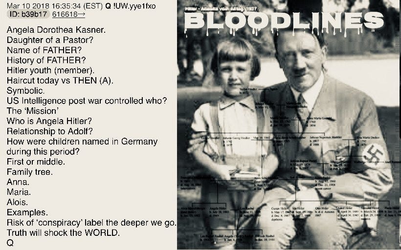 Angela Merkel's family relationship with Adolf Hitler