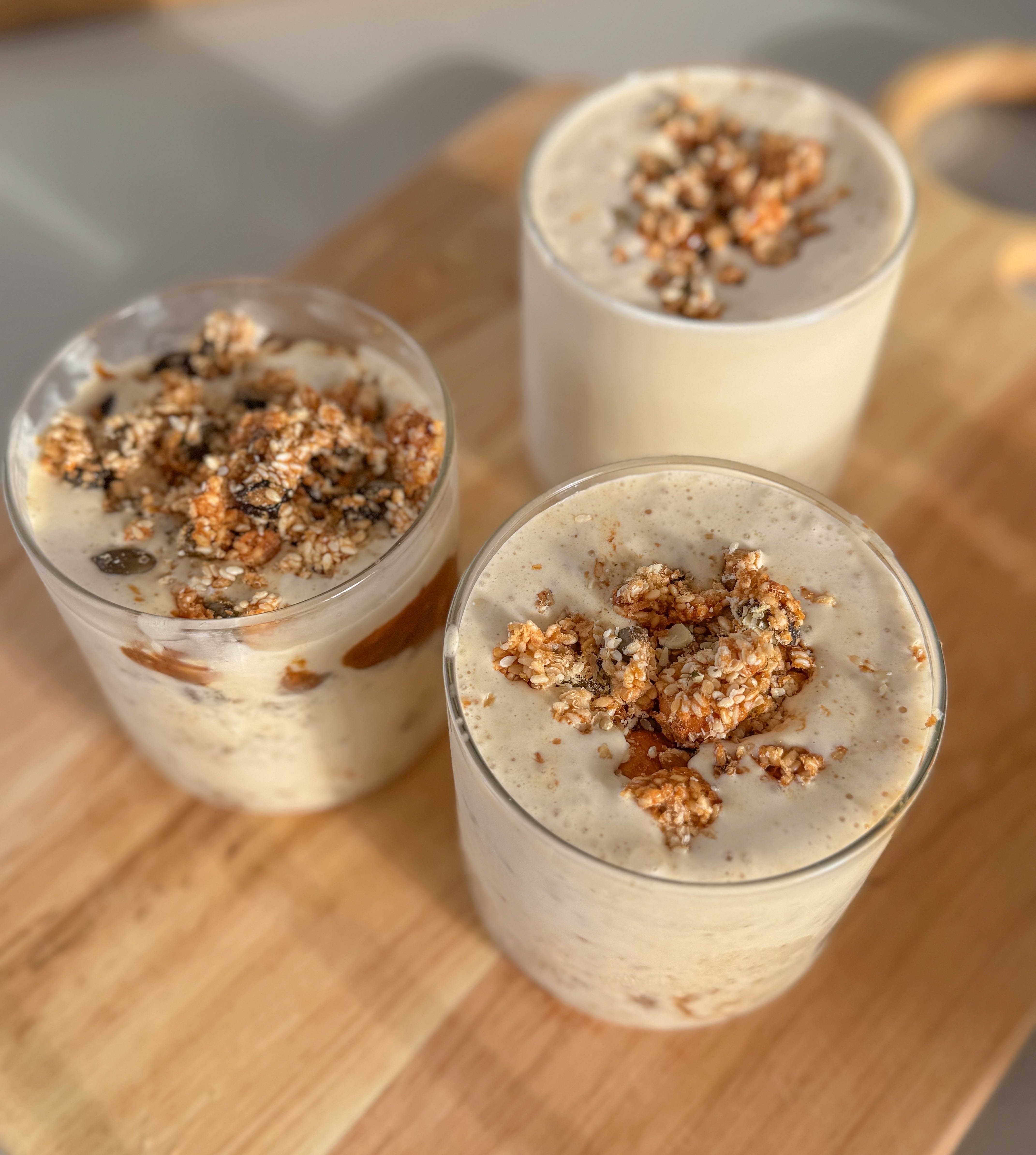 Tahini Date Gelato with Sesame Brittle Crumble (DF/GF)