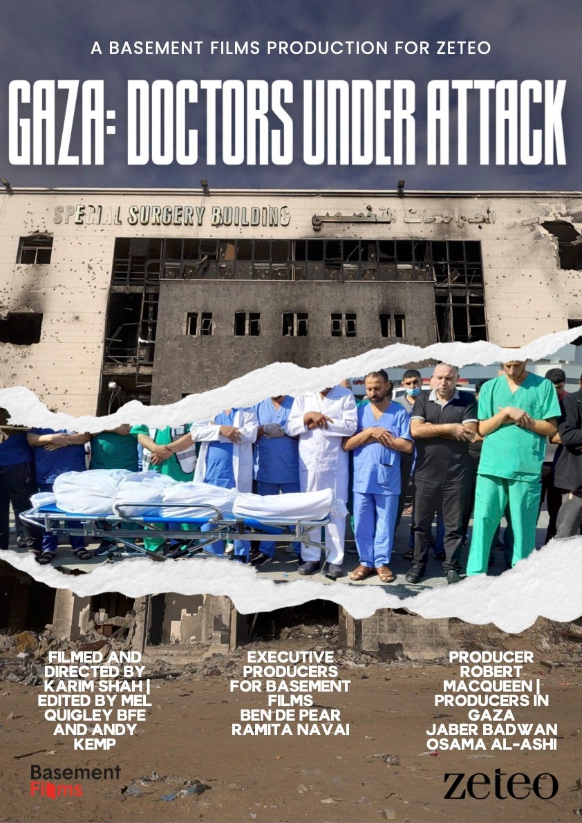 WATCH NOW: 'Gaza: Doctors Under Attack' – The Film the BBC Refused to Air