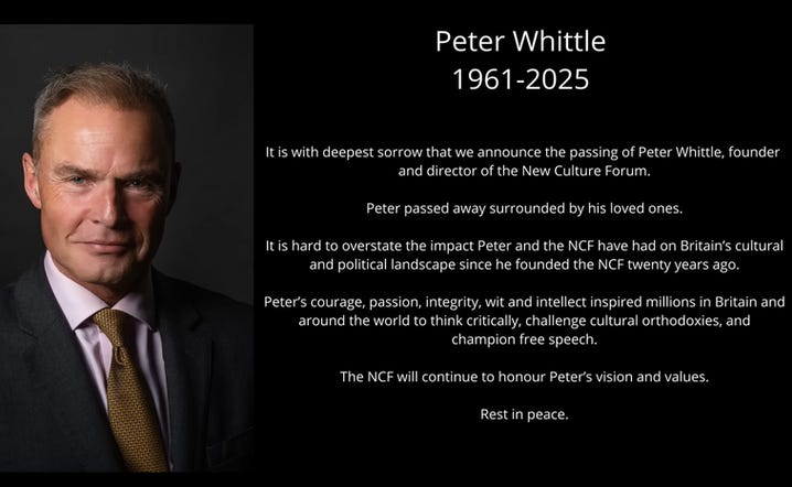 A Tribute To Peter Whittle - by Adam McDermont