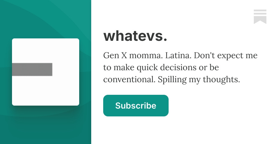 Whatevs Tamara Substack