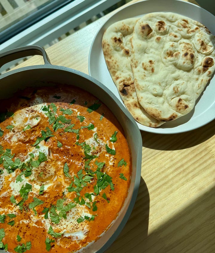 tikka masala shakshuka - by Brittany Arnett - RAISE A TOAST