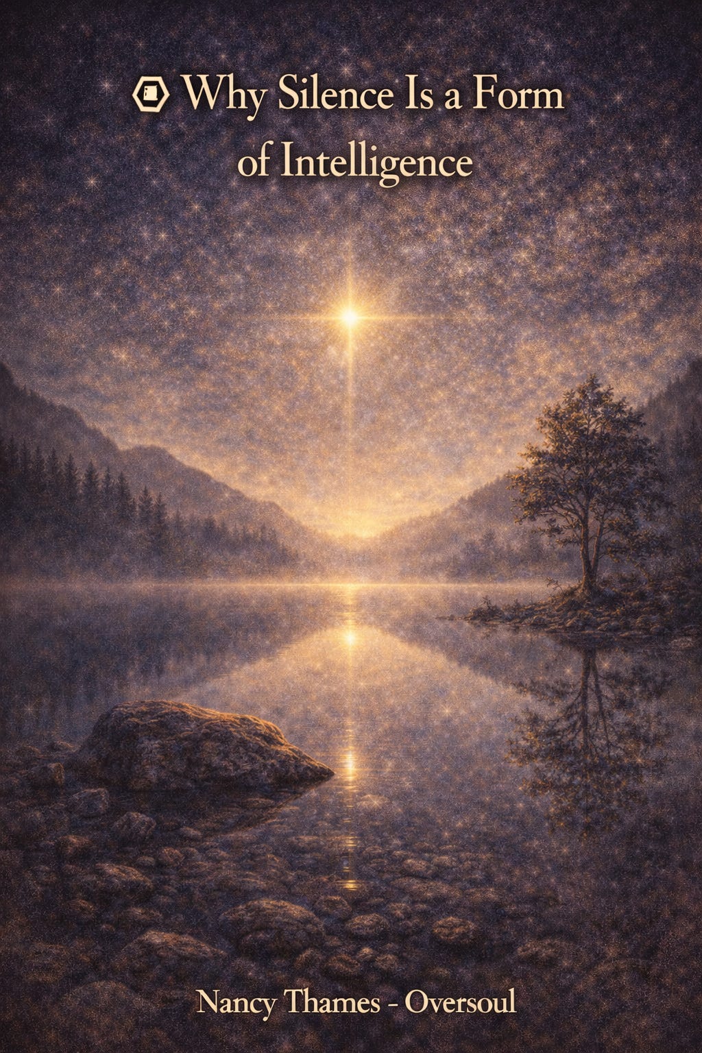 Why Silence Is a Form of Intelligence - Nancy Thames