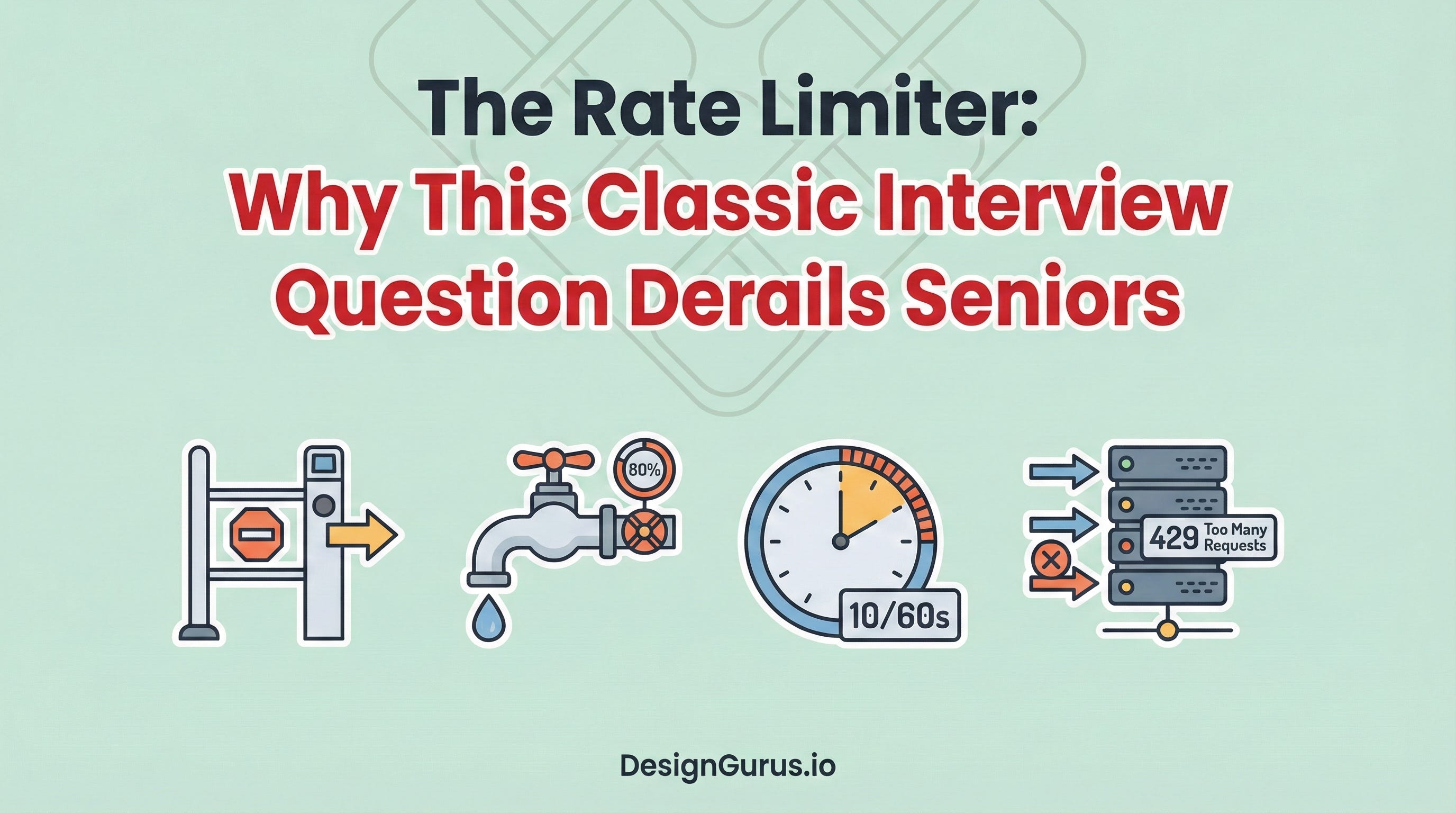 The Rate Limiter: Why This Classic Interview Question Derails Seniors