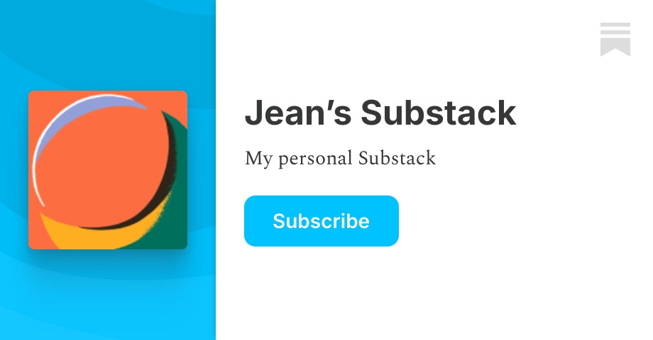 Jean’s Substack | Substack