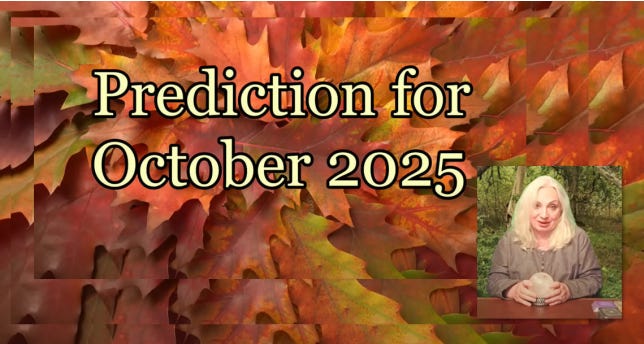 Vorhersagen für Oktober 2025 - Lichtweiser-Substack von Ina