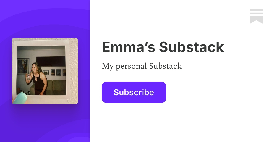 Emma’s Substack | Emma McClure | Substack