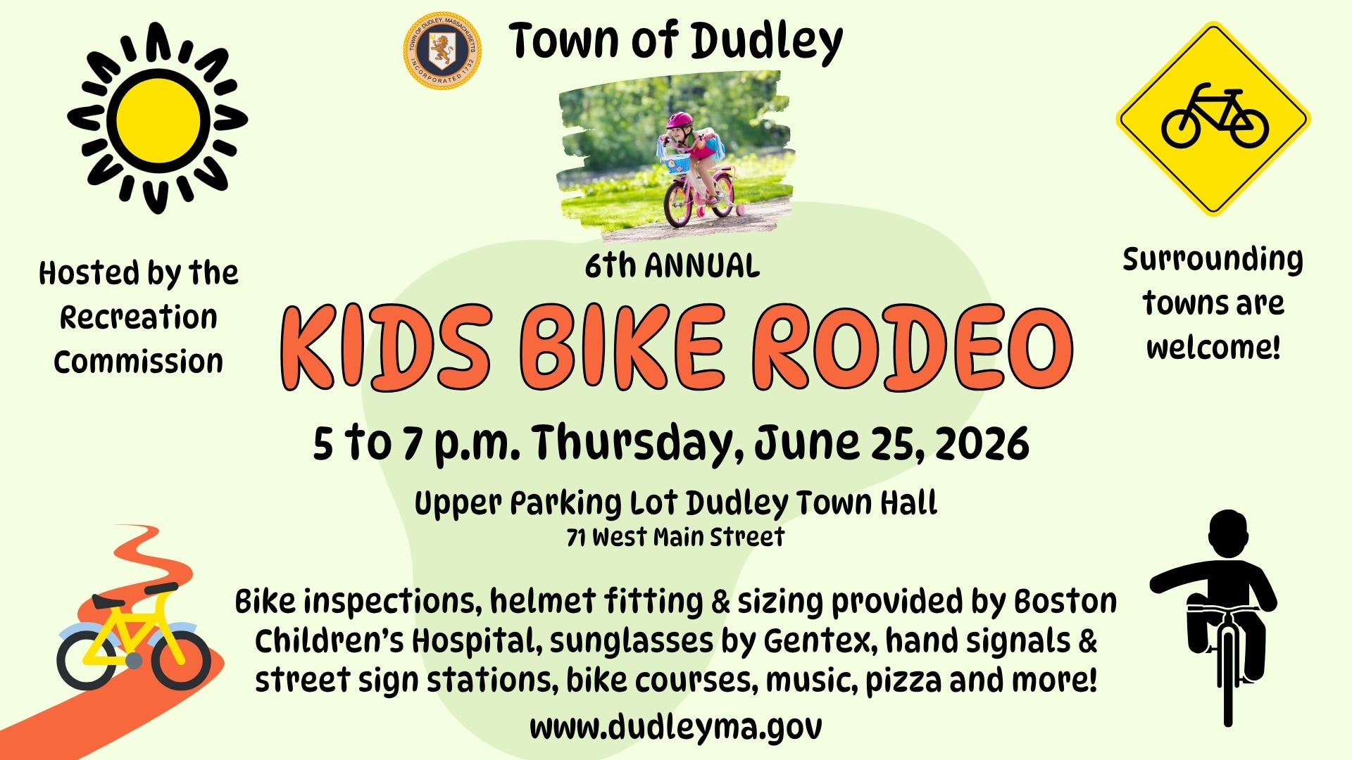 Dudley Kids Bike Event Returns for Sixth Year June 25