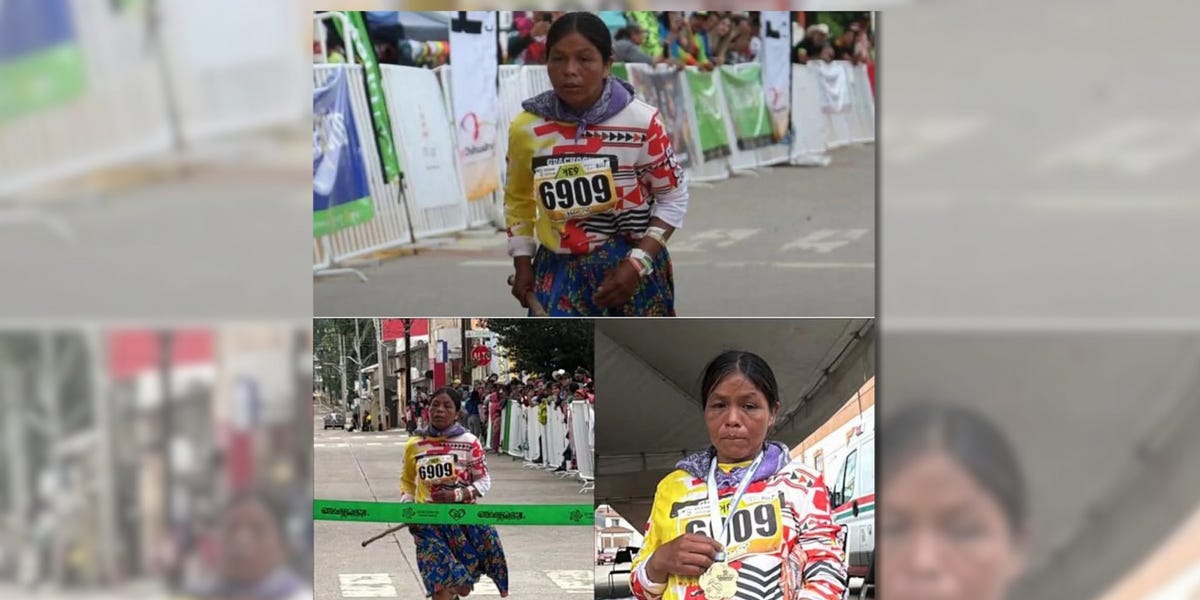 Mexican indigenous runner Candelaria Rivas Ramos won a 39 mile ...
