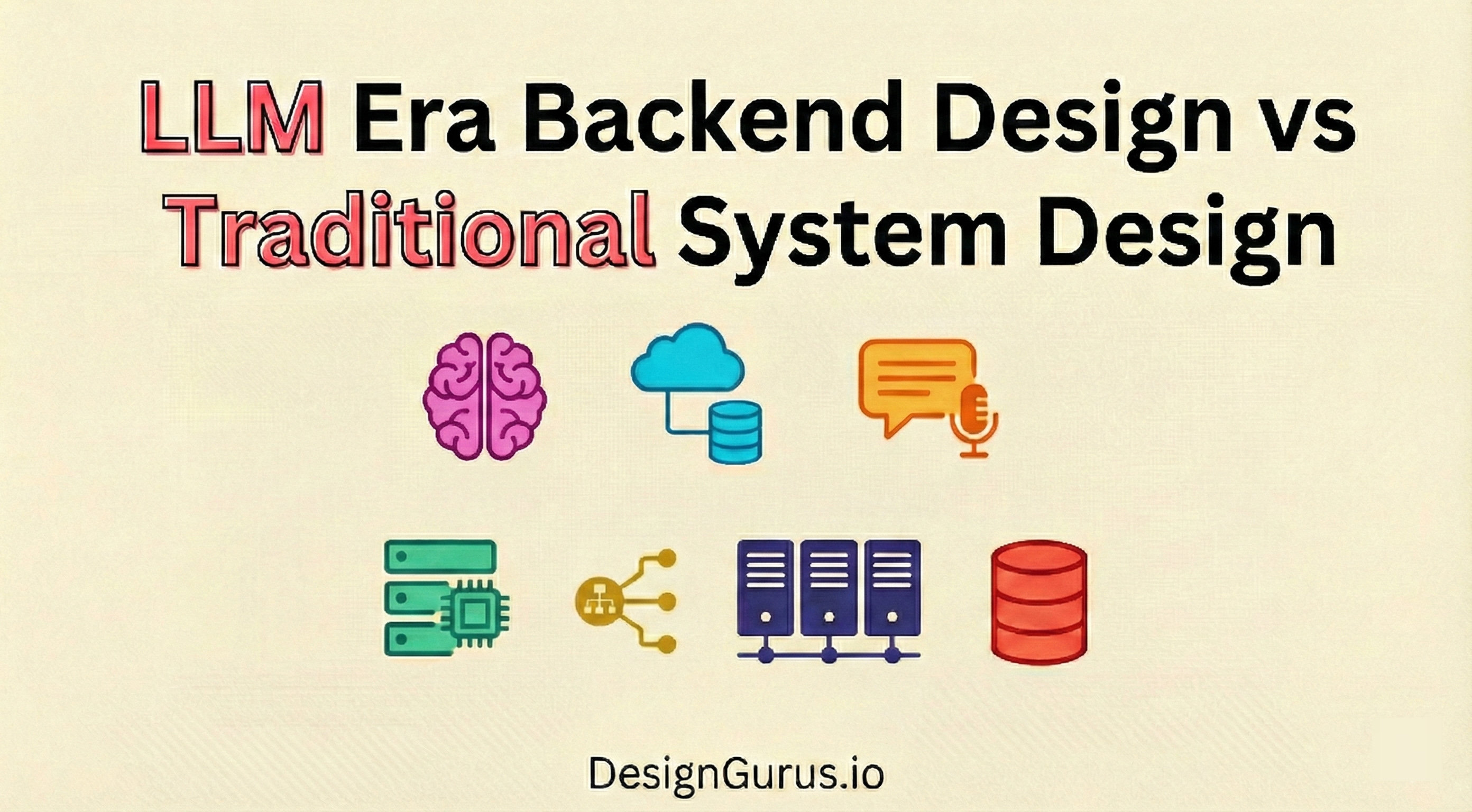 Why LLM Era Backend Design Looks Nothing Like Traditional System Design