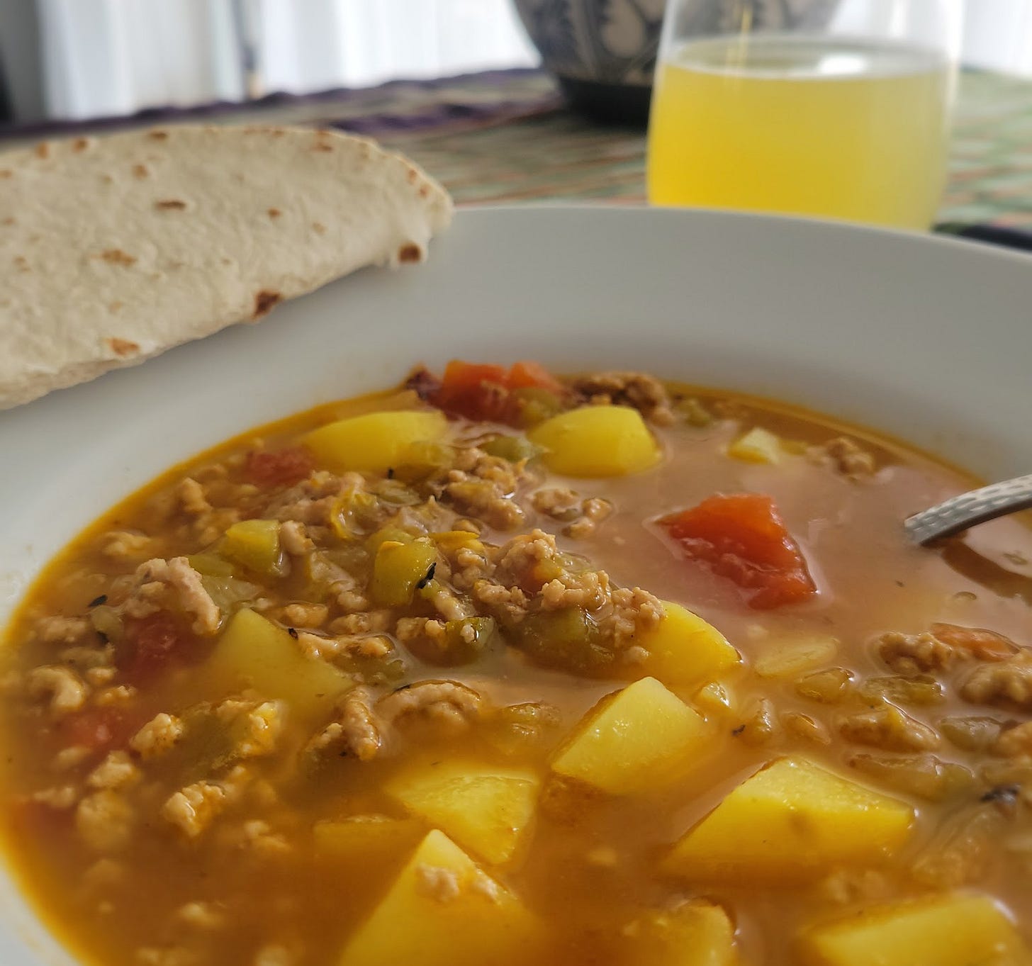The NM Green Chile Stew I Learned to Make at Frontier Restaurant