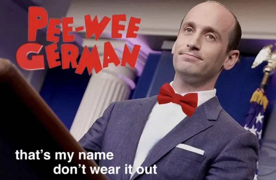 Nazi Vampire Stephen Miller's Halloween Nightmare