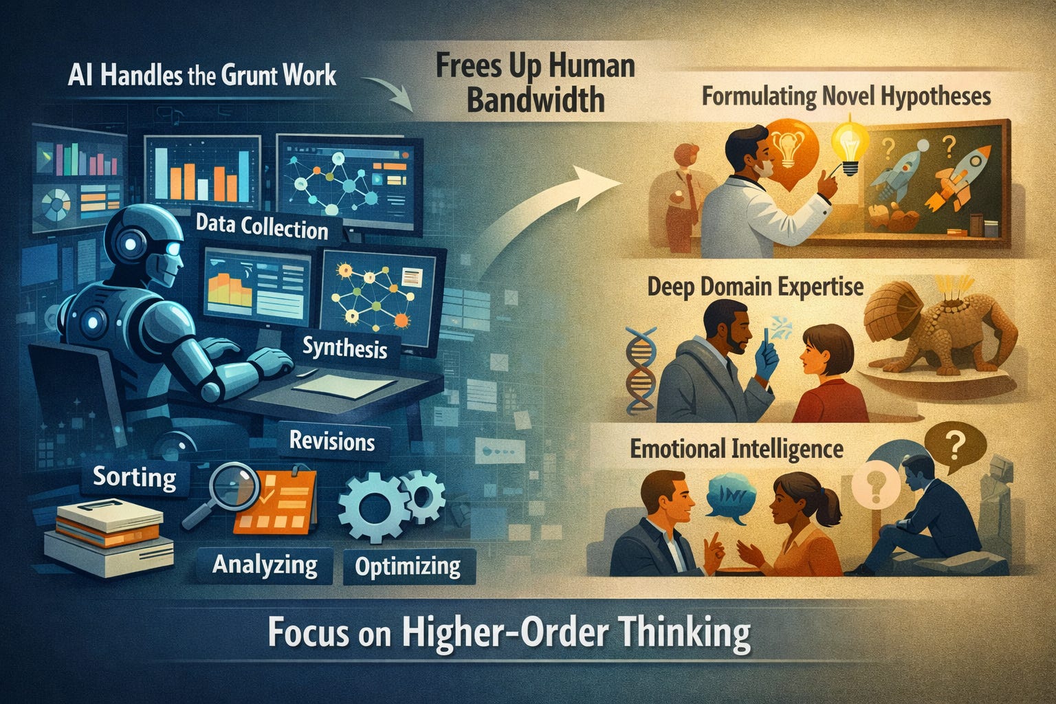 AI Outsourcing: Start of Slow Erosion Of Human Cognition?