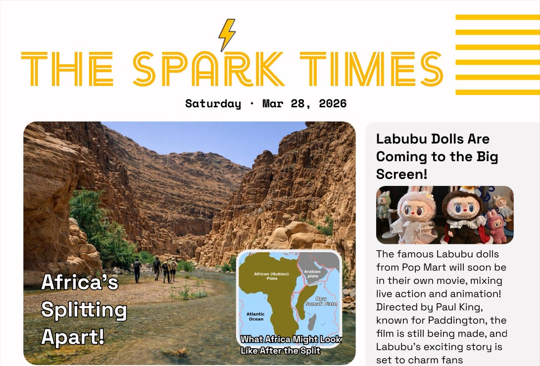 March 28: Africa's Splitting Apart!