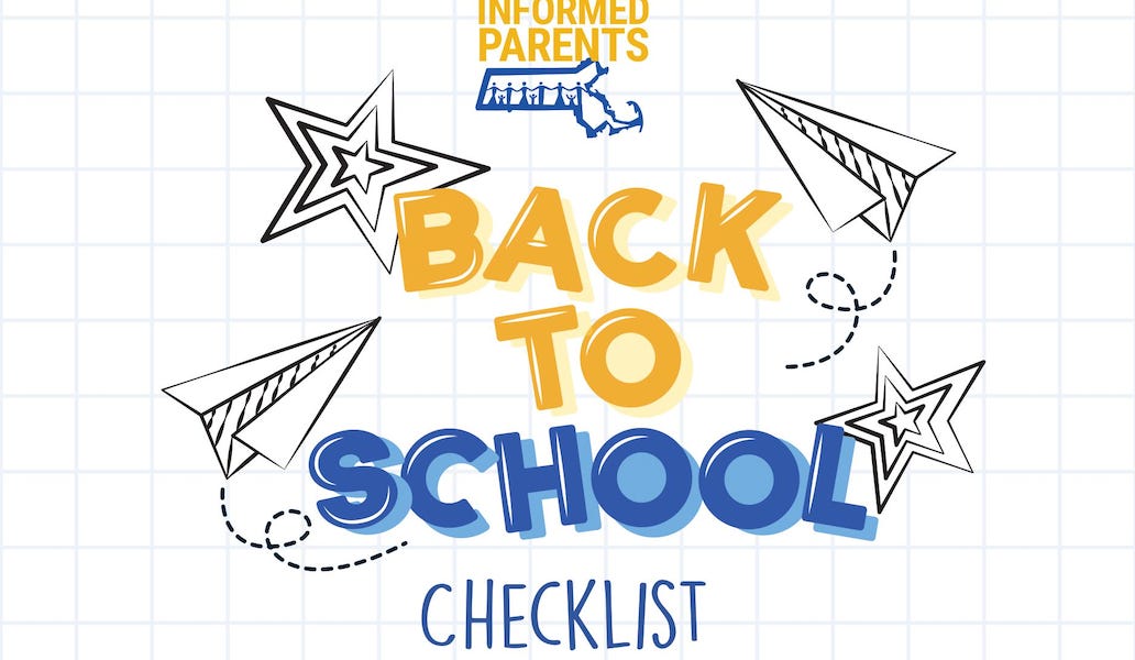 Ready, Set, Go... Back to School with Massachusetts Informed Parents!