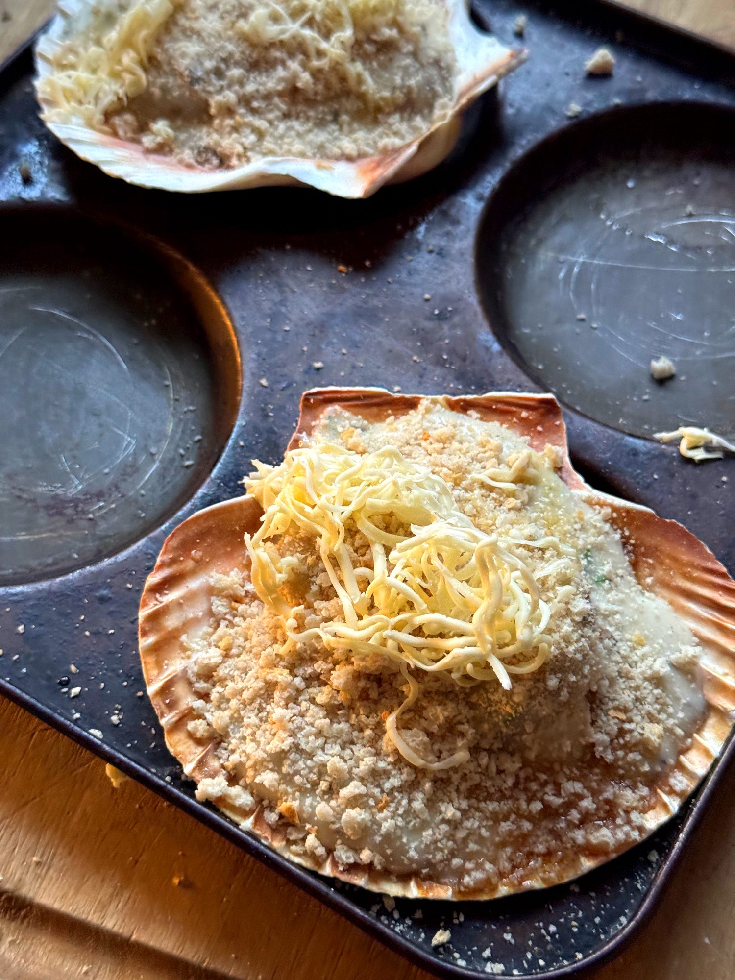 French Scallops with Normande Sauce (Coquilles Saint Jacques à la Normande)