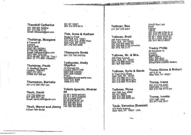 IVANA TRUMP'S RELATIONSHIP TO THE EPSTEIN SAGA
