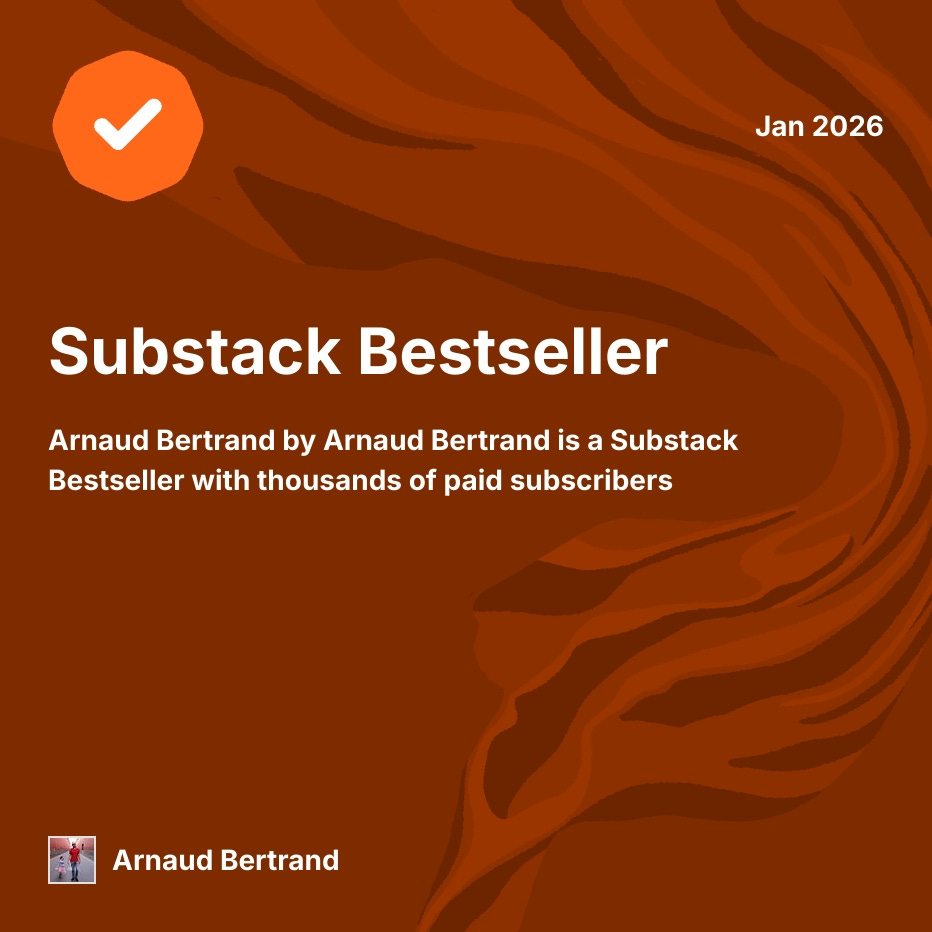 Thank you! - Arnaud Bertrand