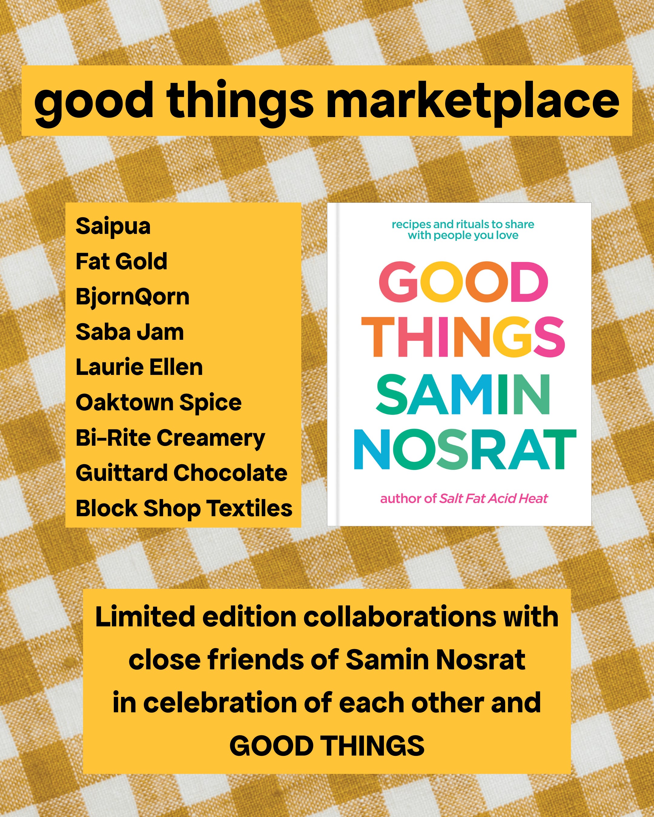 Introducing the Good Things Marketplace! - by Samin Nosrat