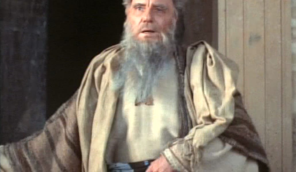 Simeon and Anna meet the Christ child in film