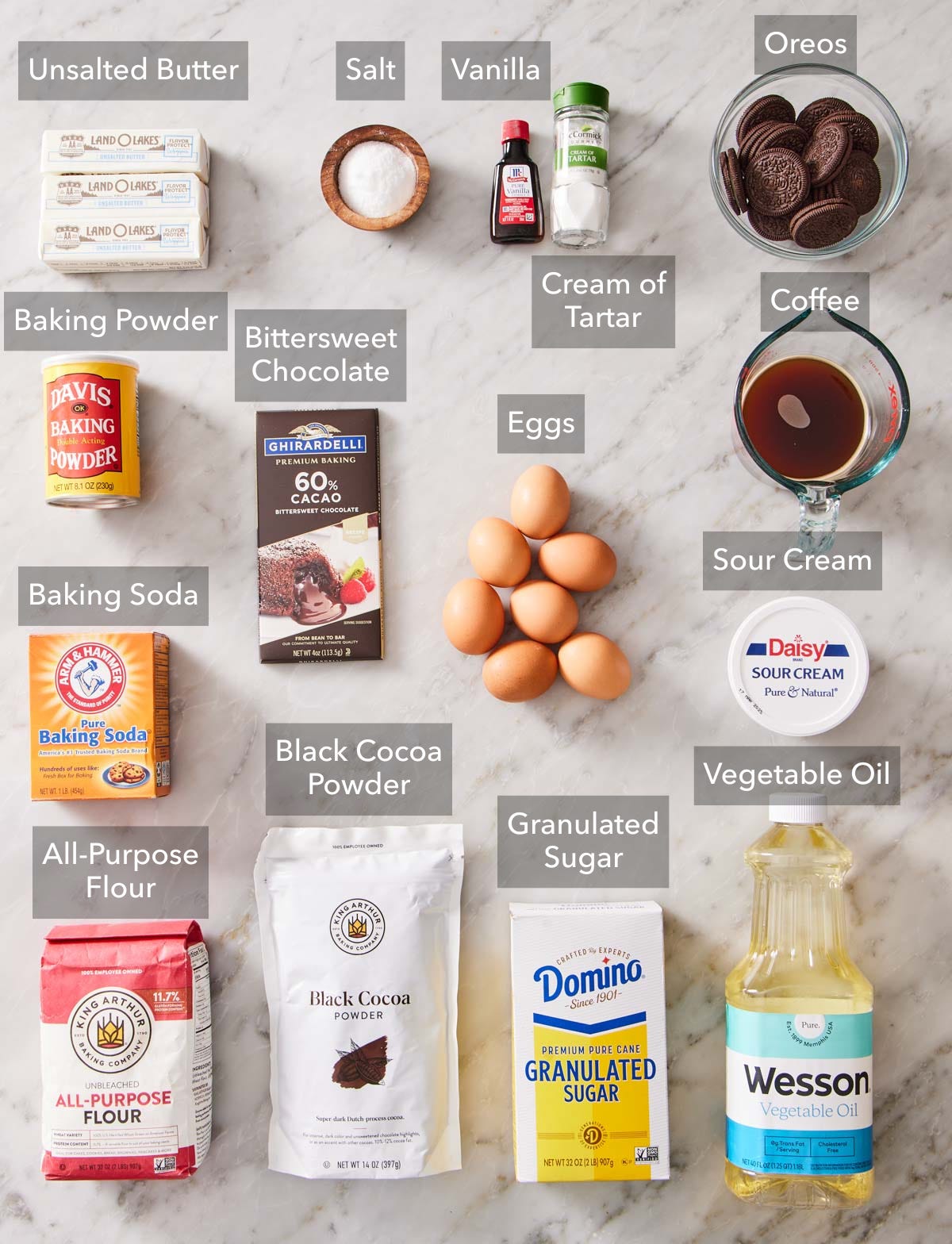 Black Cocoa Oreo Sheet Cake - by John Kanell