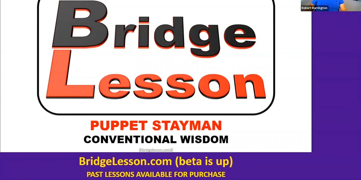 CONVENTIONS: PUPPET STAYMAN - by Rob Barrington