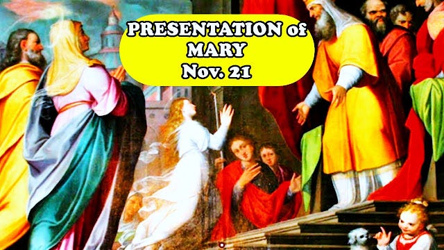 Presentation of the Blessed Virgin Mary in the Temple at a Very Young ...