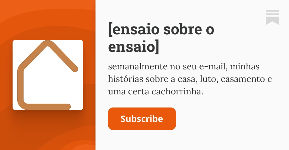 [ensaio sobre o ensaio] | Vanessa Vascouto | Substack