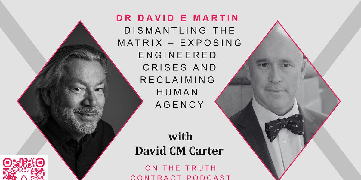 Dr. David E. Martin: Dismantling the Matrix – Exposing Engineered Crises and Reclaiming Human Agency