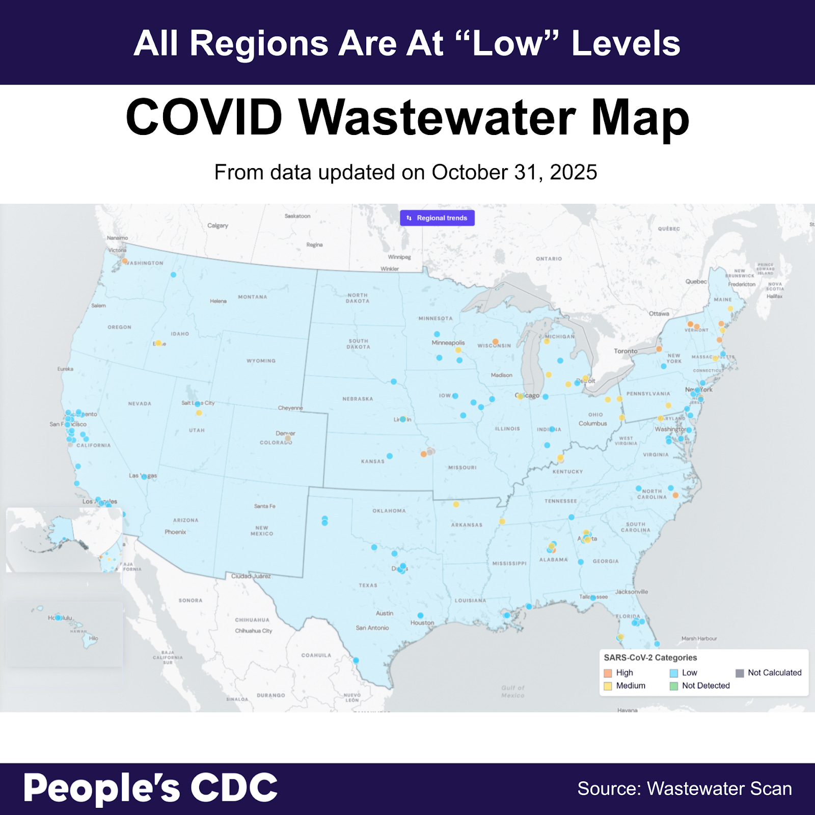 People's CDC, COVID-19, Weather Report, November 4, 2025