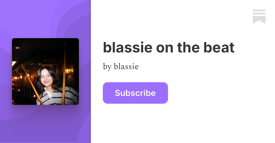 blassie on the beat | Substack