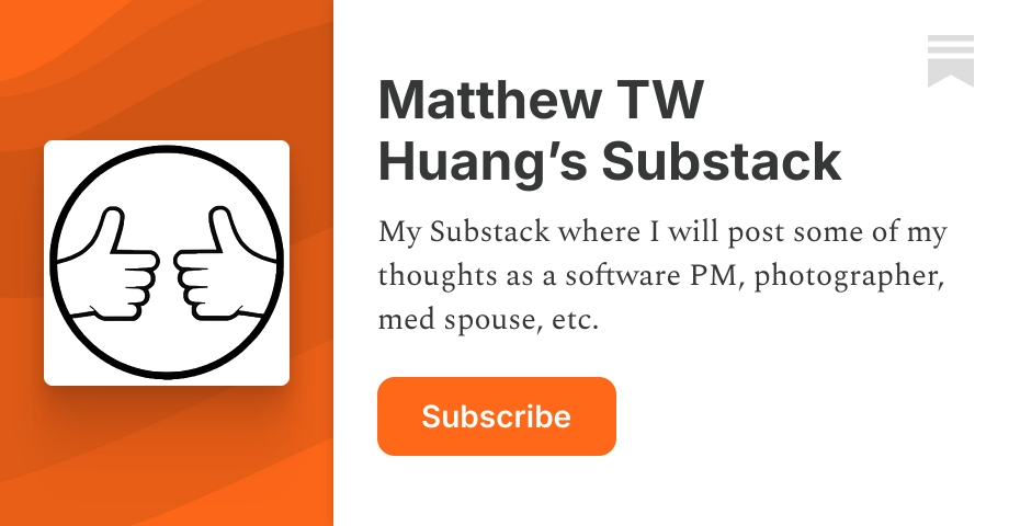 How It's Made - Matthew TW Huang’s Substack