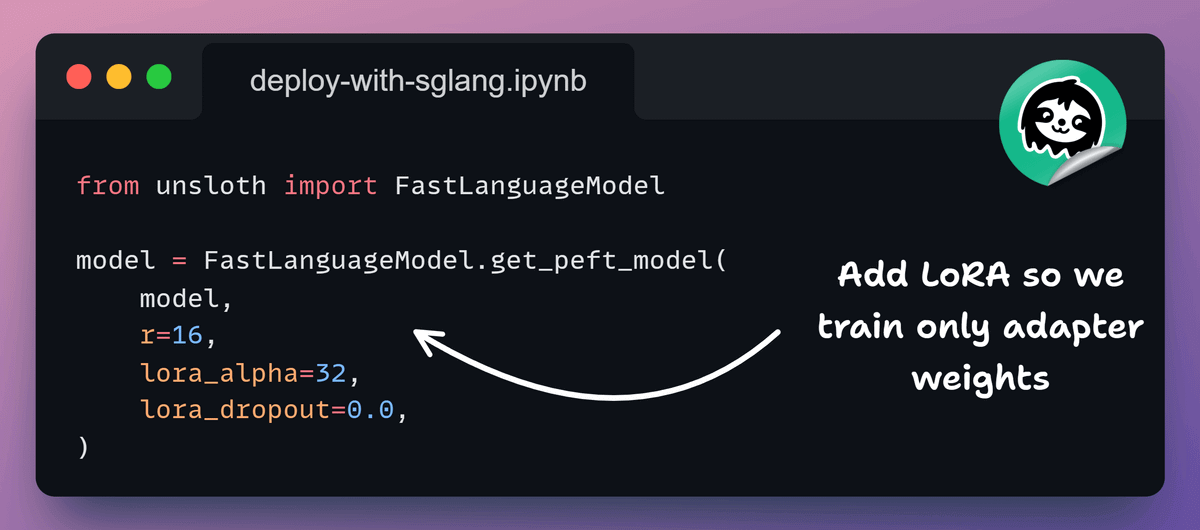 Fine-tuning and Deploying LLM with Unsloth, SGLang and Runpod