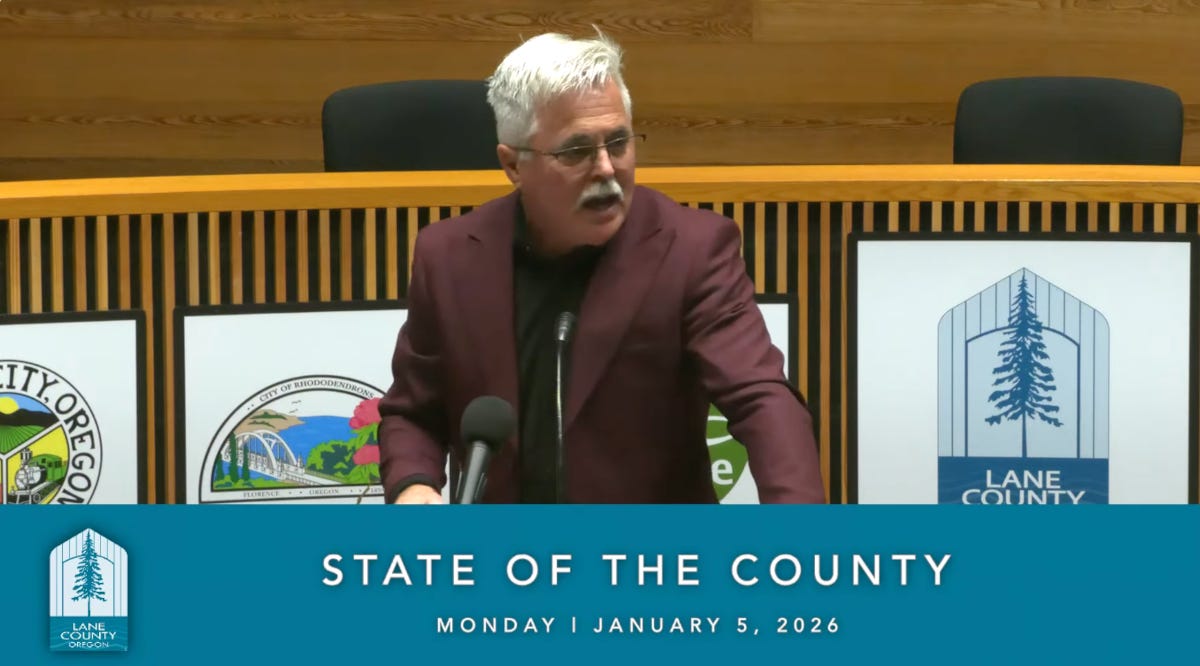 In Oregon, a local official's "State of the County" address turned into ...