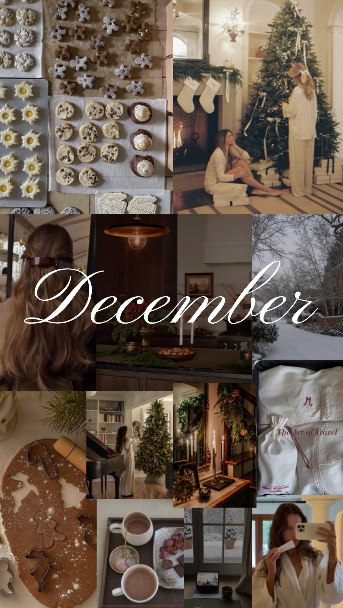 my december reset, vision board, favorites, seasonal menu + more!