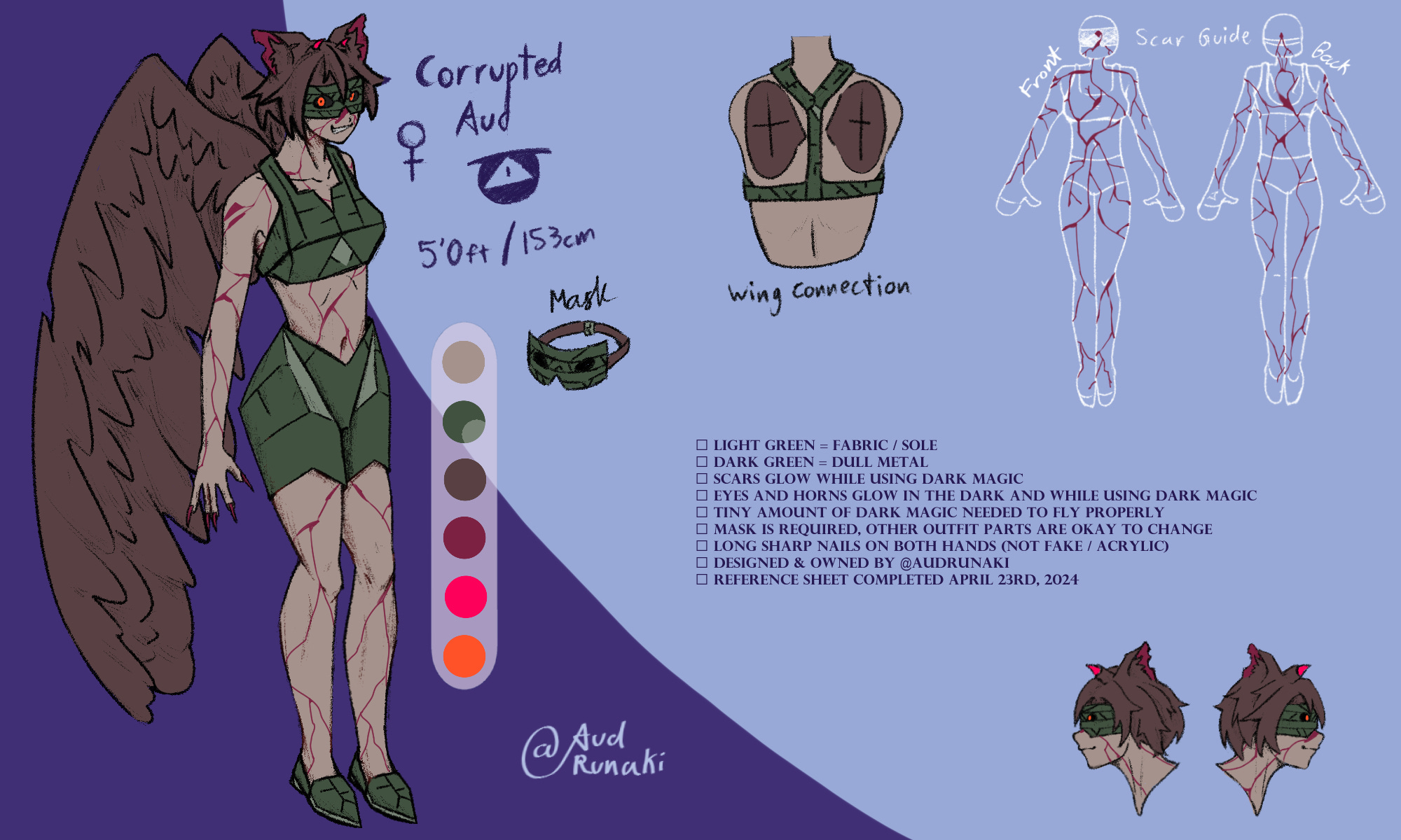 Small Guide For OC Reference Sheets - by AudTrico