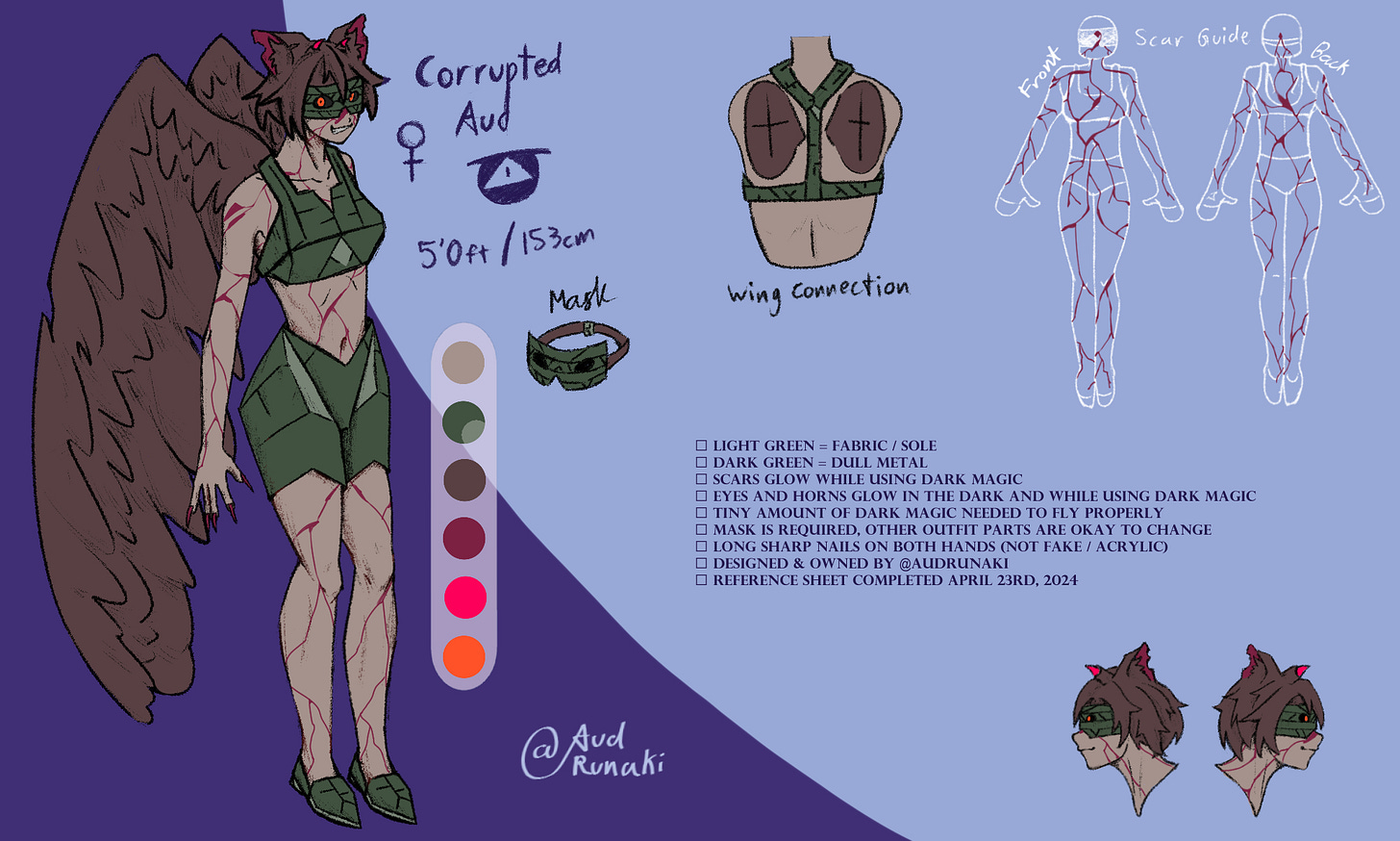 Small Guide For OC Reference Sheets - by AudTrico