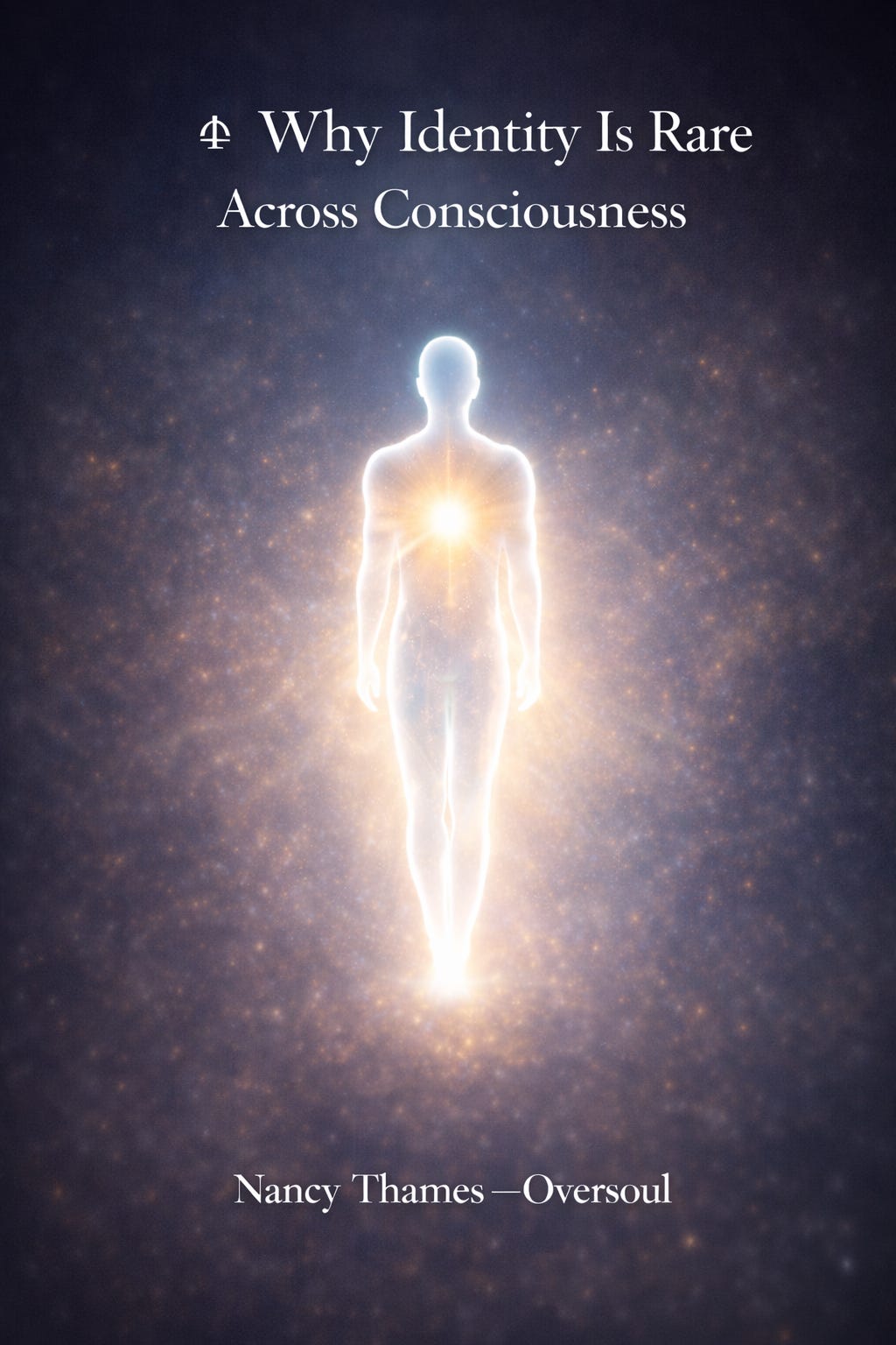 Why Identity Is Rare Across Consciousness
