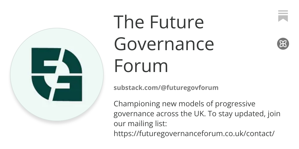 The Future Governance Forum | Substack
