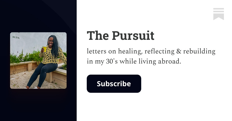 The Pursuit | Life by Jamie | Substack