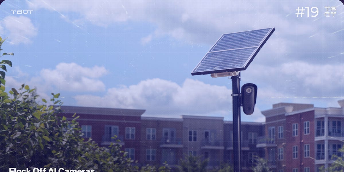 Flock Off AI Cameras! - Take Back Our Tech