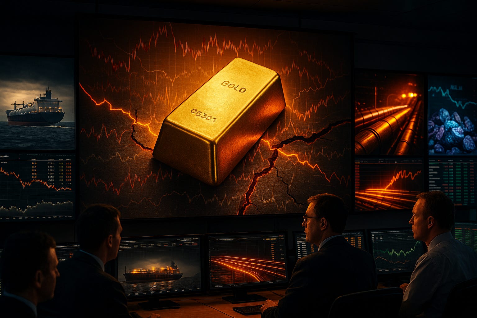 Gold Market : When Portfolios Meet the Fault Lines