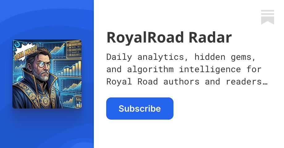 Stop Guessing. Here is the Royal Road "Meta" right now