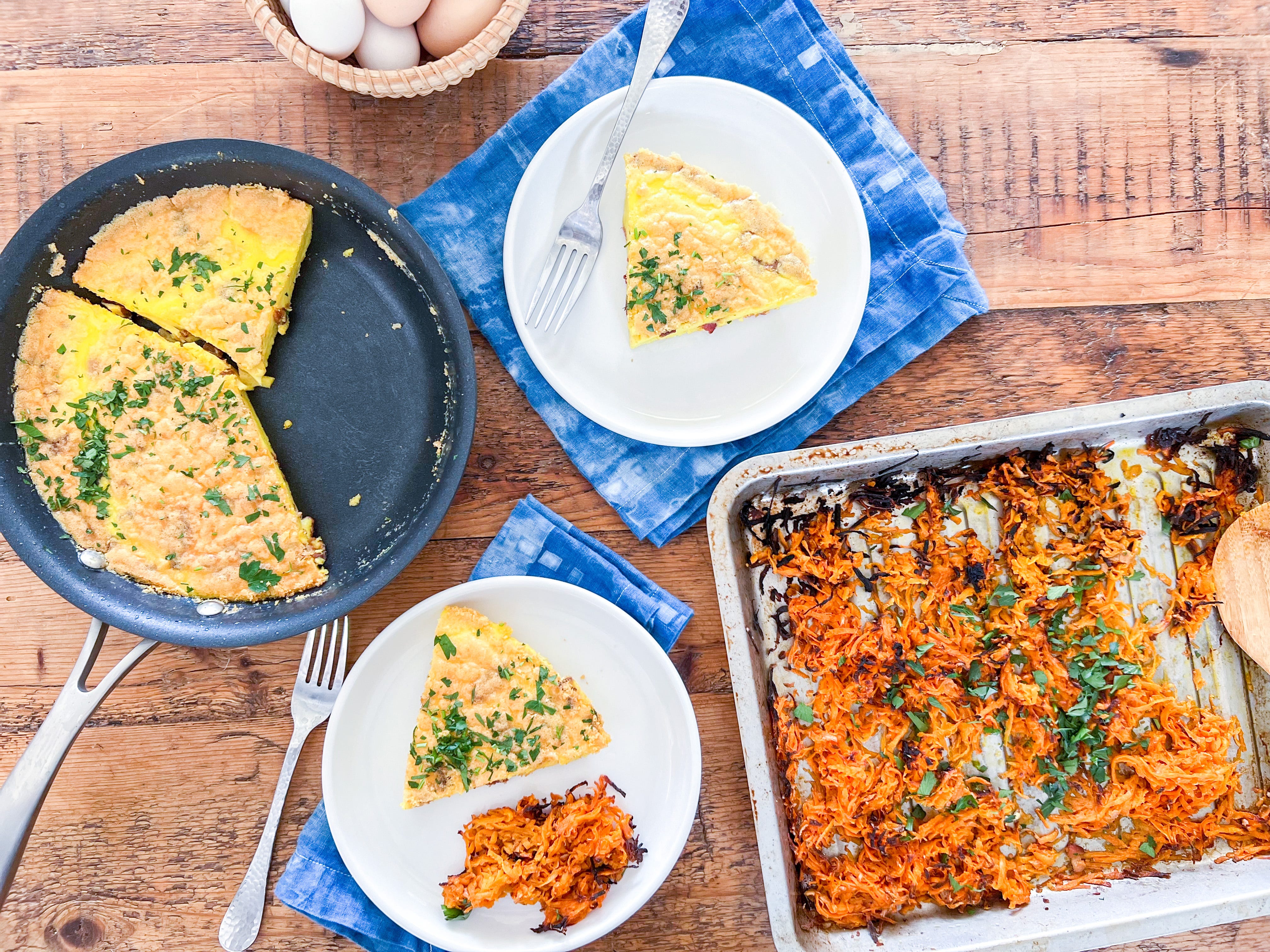 starbucks egg bite copycat frittata - by Caroline Chambers