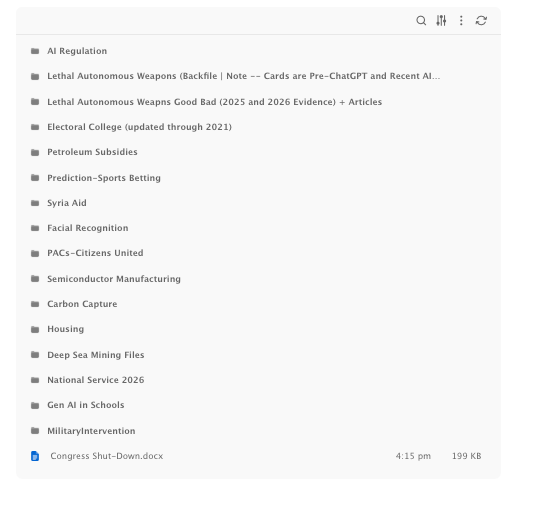 NSDA 2026: The Congressional Debate Docket