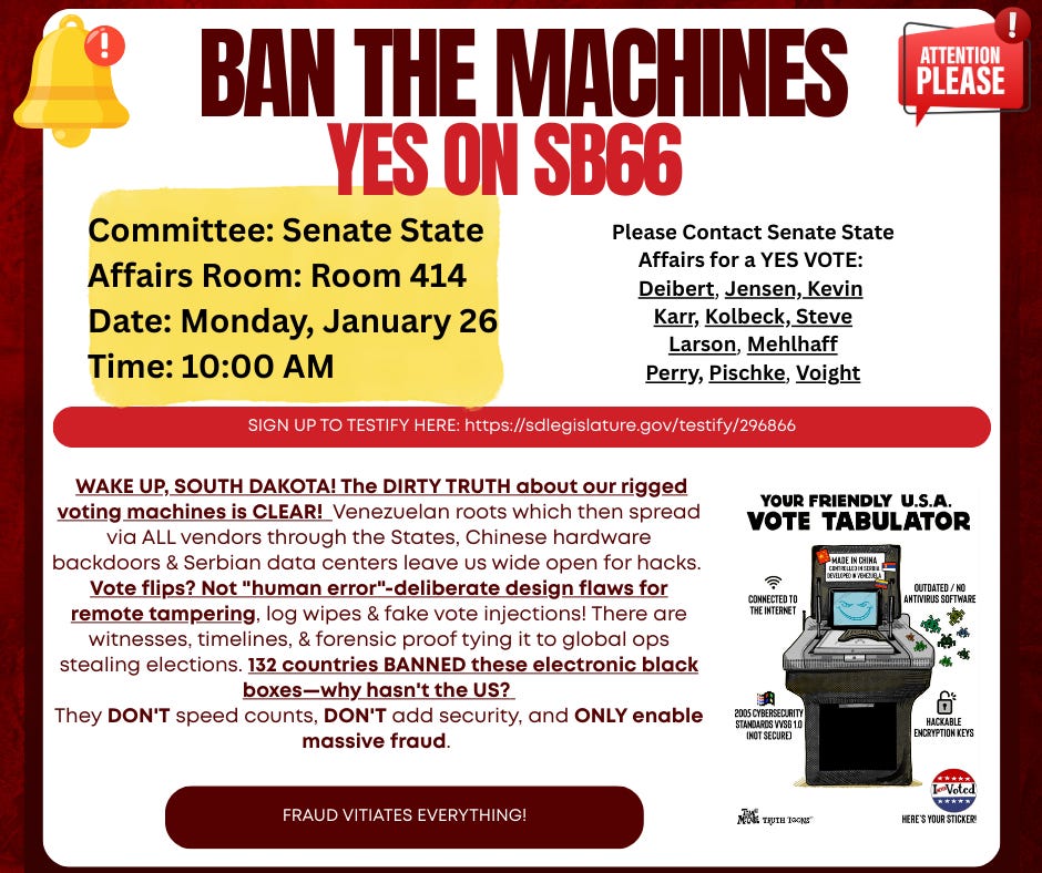 MONDAY - BAN THE MACHINES *** ACT NOW