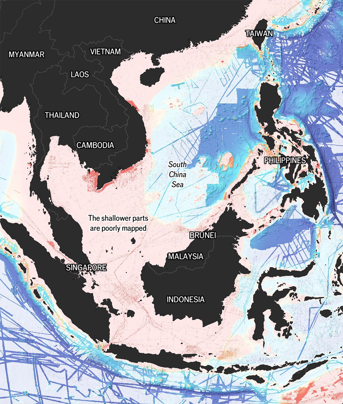 Visualising the seabed