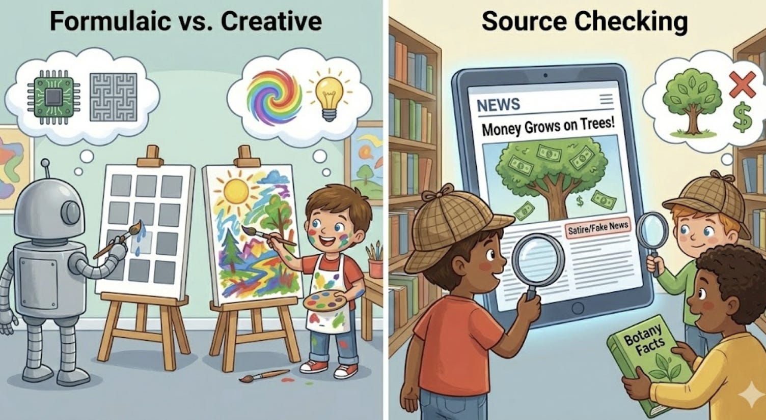 The Digital Detective Club: Teaching AI Literacy to Young Students