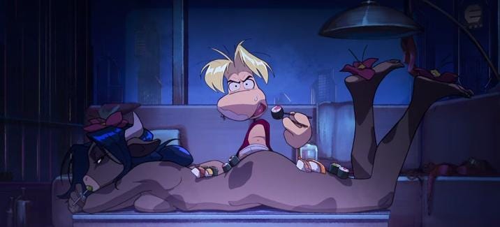 I can't stop thinking about Captain Laserhawk's portrayal of Rayman