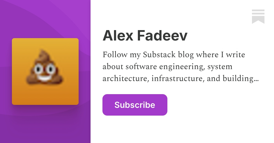 Alex Fadeev | Substack